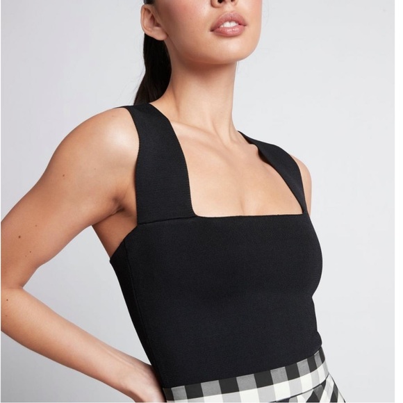 Sheike | Tops | Sheike Amalfi Black Knit Crop Top Size Small | Poshmark